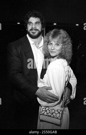 Lou Ferrigno and Carla Ferrigno Circa 1980's Credit: Ralph Dominguez ...
