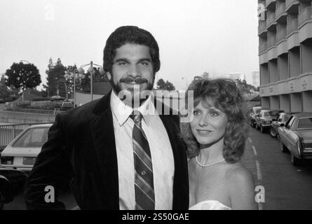 Lou Ferrigno and Carla Ferrigno Circa 1980's Credit: Ralph Dominguez ...
