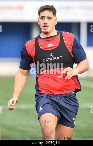 Wakefield Trinity's Caleb Hamlin-Uele during the Betfred Super League ...