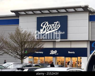 Boots Store Front in Aintree Merseysidey Stock Photo - Alamy