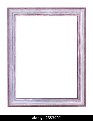 White empty frame on purple background with blue sweet decor Stock ...