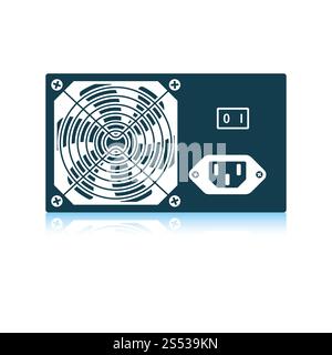 Power icon Vector Illustration design Logo template Stock Photo - Alamy