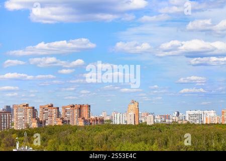 Blue sky with clouds in springtime in Italy Stock Photo - Alamy