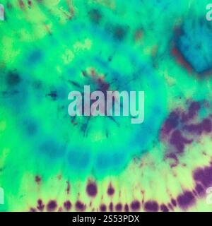 Abstract tie dye multicolor fabric cloth Boho pattern texture Stock ...