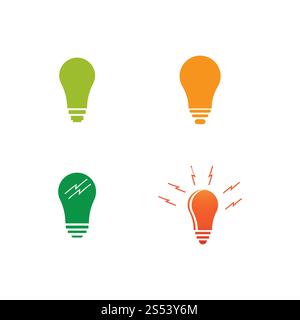 Light Bulb Logo Template Illustration Design. Vector EPS 10 Stock Photo ...