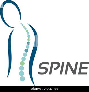 Spine diagnostics symbol logo template vector illustration design Stock ...