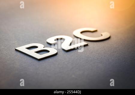 Word B2C written with white solid letters on a board Stock Photo - Alamy