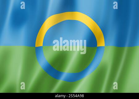 Voros ethnic flag, Estonia. 3D illustration Stock Photo - Alamy