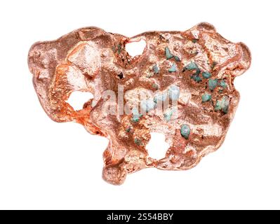 copper mineral, isolated sample on white Stock Photo - Alamy