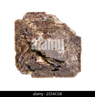 specimen of natural raw zircon crystal cutout on white background Stock ...