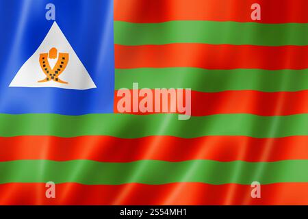 Bubis ethnic flag, Africa. 3D illustration Stock Photo - Alamy