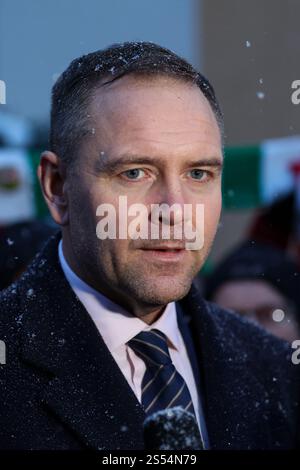 Polish President Karol Nawrocki is seen during the Three Kings ...
