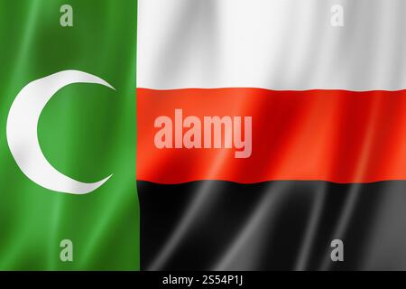 Meskhetian Turks ethnic flag Stock Photo - Alamy