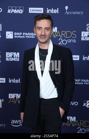 Thomas Jolly at the 20th BFM Awards at the Grand Palais in Paris ...