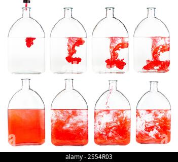 Ink drop in water background Stock Photo - Alamy