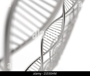 Image of DNA strand against colour background Stock Photo - Alamy