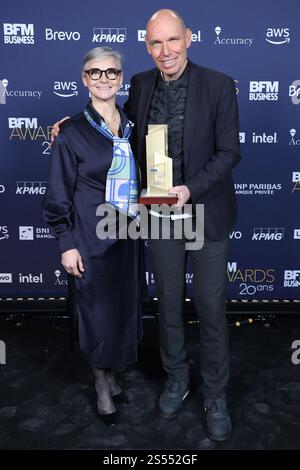 Marie Guillemot and Regis Schultz at the 20th BFM Awards at the Grand ...