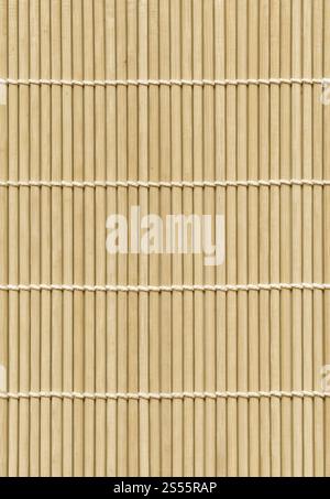 Woven light bamboo mat texture background banner Stock Photo - Alamy
