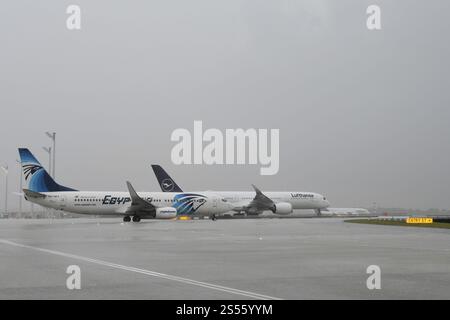 Lufthansa Airbus A350 900 With Thundercloud Storm Cloud Rain Cloud