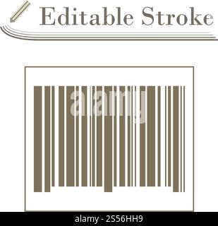 Scanner, barcode icon - Simple editable vector EPS file Stock Vector ...