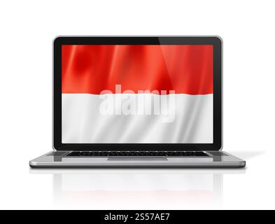 3D Render of Monaco Flag Stock Photo - Alamy