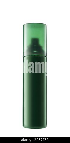 green spray can isolated on white background Stock Photo - Alamy