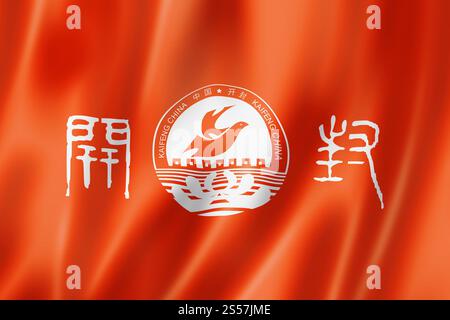Kaifeng city flag, China Stock Photo - Alamy