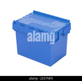 Blue Tool Box Isolated On White Background Stock Photo - Alamy