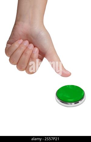 Be Part Of It - Hand pressing a button on blurred background concept ...