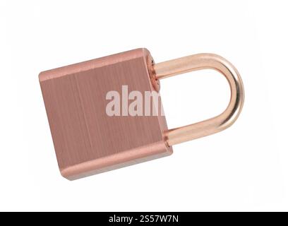 Padlock isolated on white background Stock Photo - Alamy