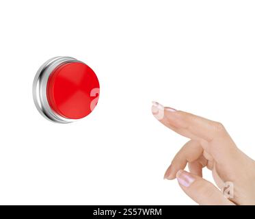 Be Part Of It - Hand pressing a button on blurred background concept ...