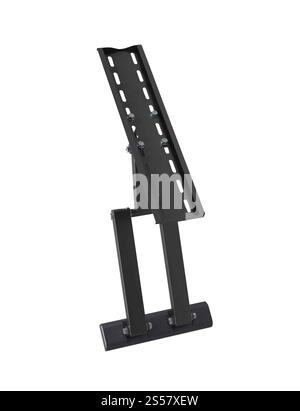 Grey color parts of wall mount brackets isolated on white background ...