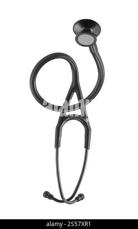 doctors equipment stethoscope isolated on a white background Stock ...