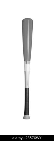 Single baseball bat, isolated on white background. Single baseball bat ...