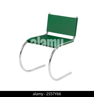 stylish green chair isolated on white background. stylish green chair ...