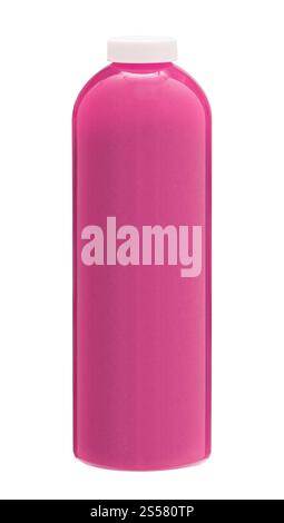 pink paint splash isolated on a white background Stock Photo - Alamy