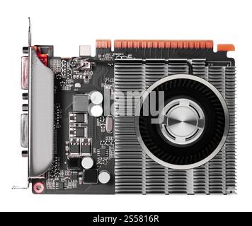 Computer videocard isolated on the white background. Computer videocard ...