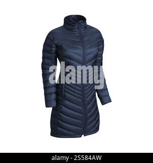 blue jacket isolated on white background. violet jacket isolated on ...