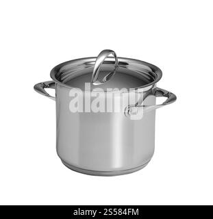 Metal stock pot Stock Photo - Alamy