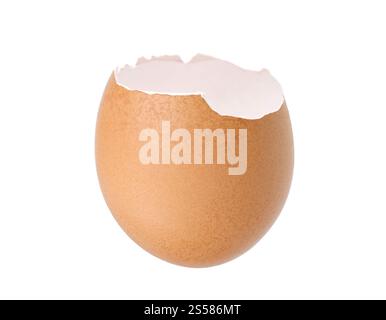 eggshell isolated on white background Stock Photo - Alamy