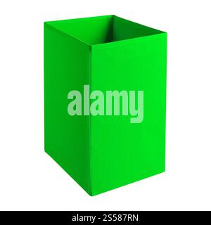 Donation box with clothing isolated on white Stock Photo - Alamy
