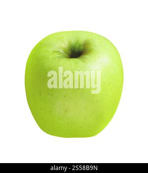 Green apple isolate on white background / Green fresh fruit Stock Photo ...