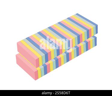 Stack of colorful Sticky Notes isolated on white Stock Photo - Alamy