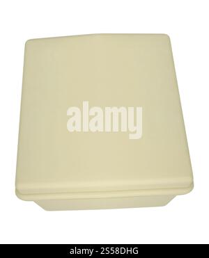 plastic box isolated on white background Stock Photo - Alamy