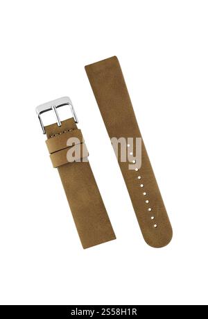 Stylish belt isolated on the white background Stock Photo - Alamy