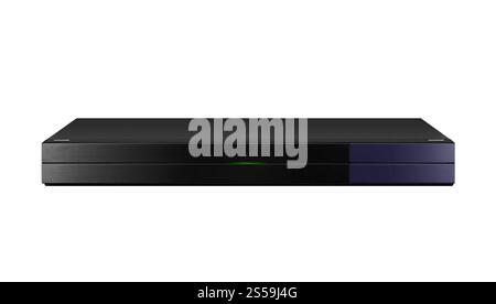 black dvd player isolated on white background. black dvd player Stock ...