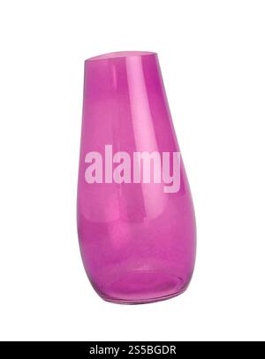 Purple vase isolated on a white background Stock Photo - Alamy