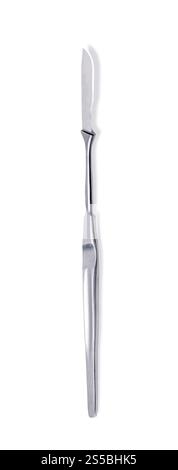 Medical scalpel on white background. Medical scalpel on white Stock ...