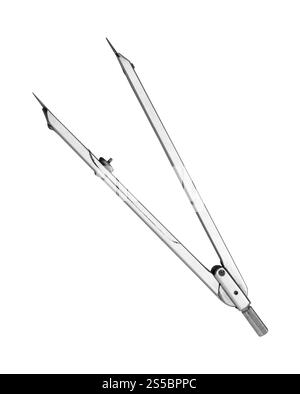 drafting compass isolated on white background. drafting compass ...