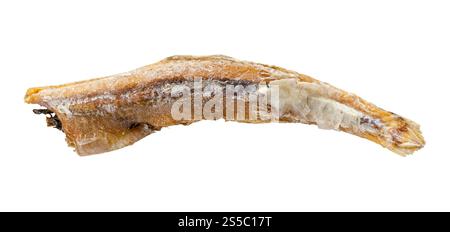 single dried anchovy fish isolated on white Stock Photo - Alamy